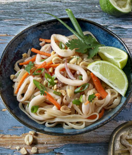 Calamar à la plancha - Recette d'encornet au chorizo | Pavillon France